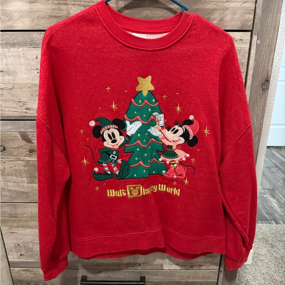 Disney | Sweaters | 224 Walt Disney World Christmas Sweatshirt | Poshmark